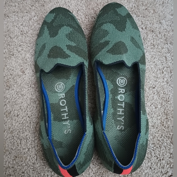 Rothy's | Shoes | Rothys The Loafer Camouflage Flats 75 | Poshmark
